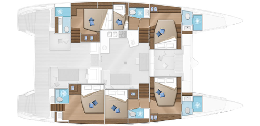 Location catamaran Lagoon 52 - STAR VOYAGE ANTILLES